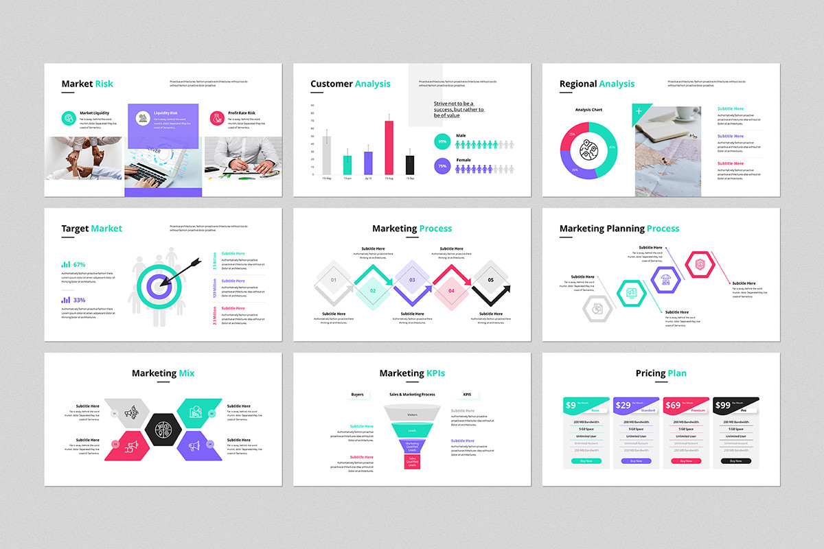 Marketing Plan PowerPoint Template | Nulivo Market