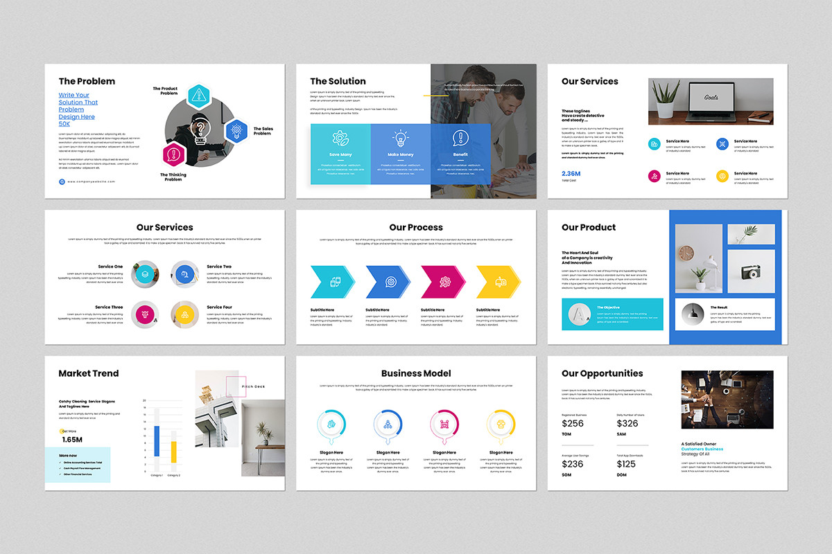 Investor Pitch Deck PowerPoint Template | Nulivo Market