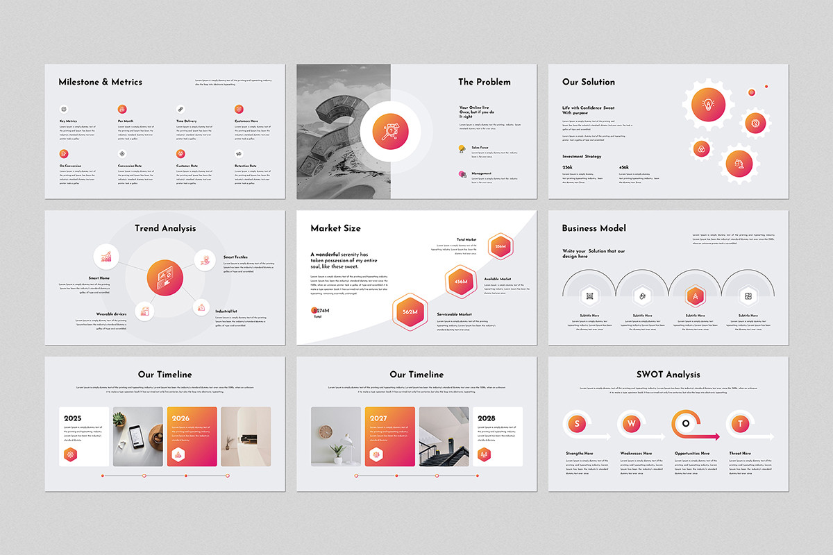 Project Proposal Google Slides Template | Nulivo Market