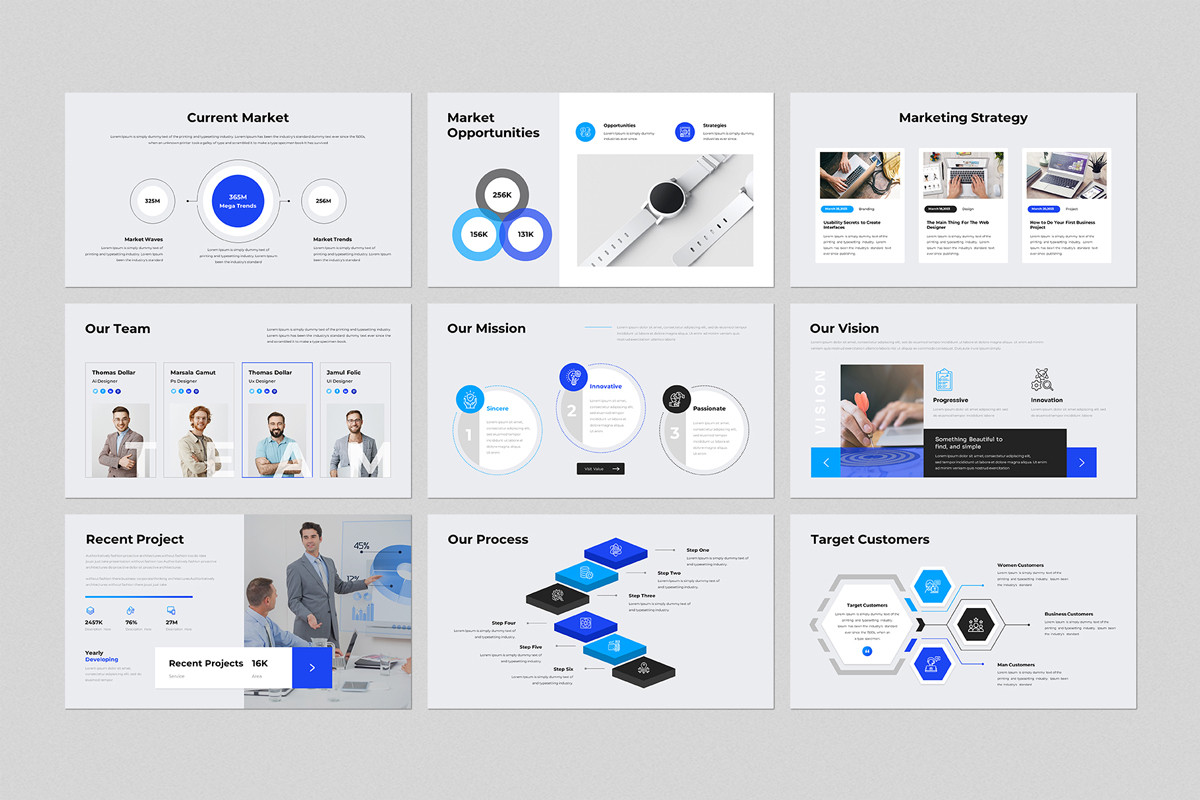 Marketing Strategy PowerPoint Template | Nulivo Market