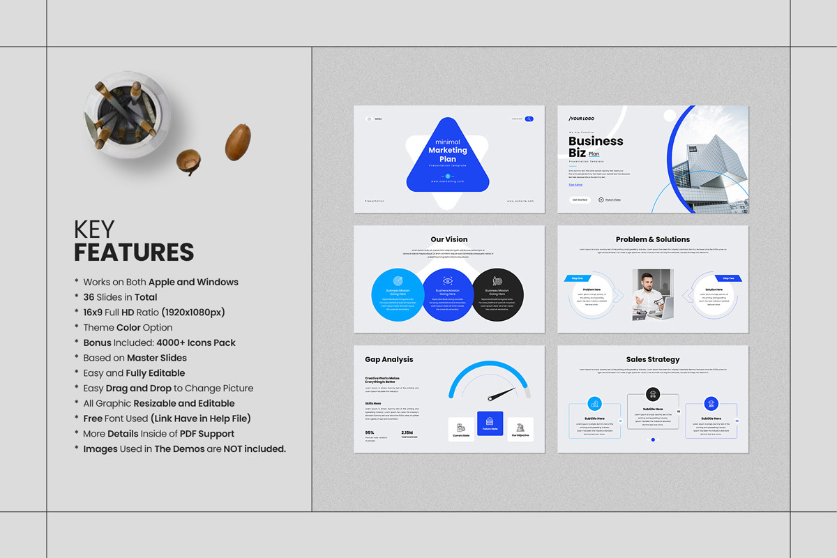 Marketing Plan Keynote Template | Nulivo Market