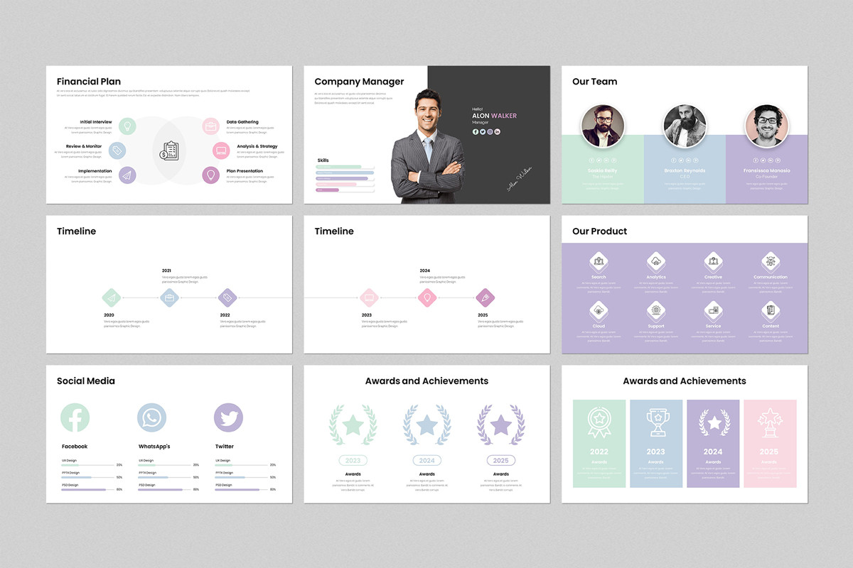 Business Strategy Google Slides Template | Nulivo Market