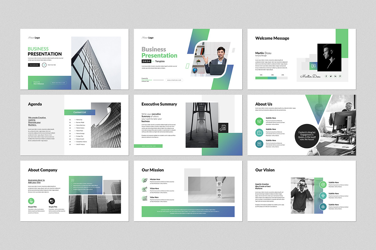 Business Keynote Presentation Template | Nulivo Market