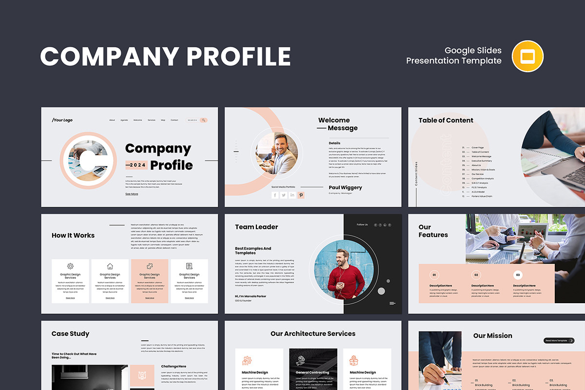 Company Profile Google Slides Template | Nulivo Market