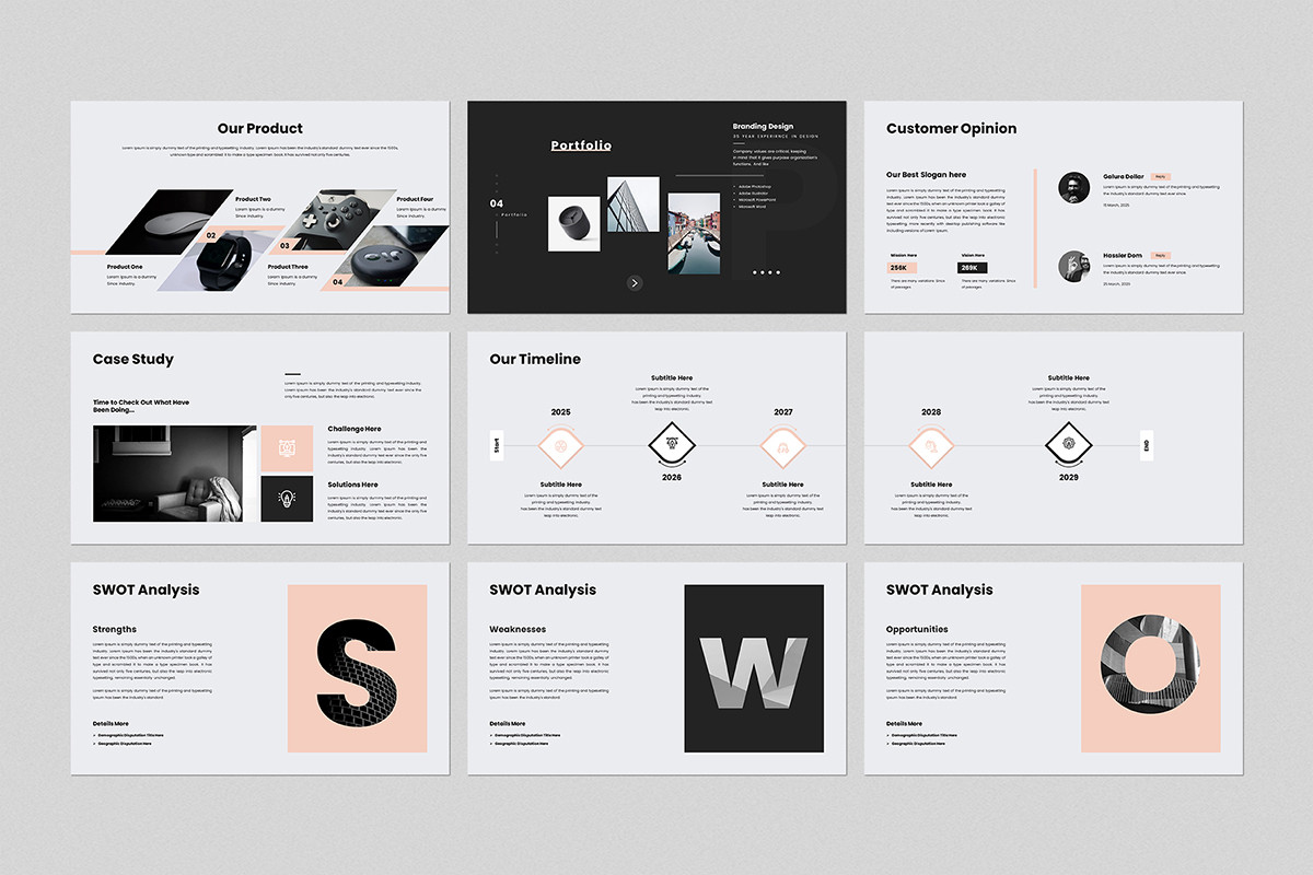 Company Profile Google Slides Template | Nulivo Market