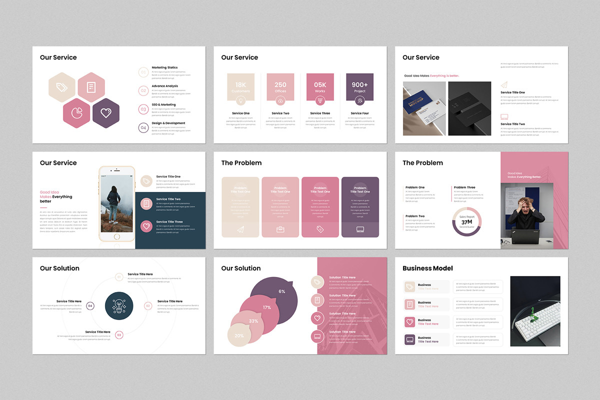 Business Google Slides Presentation Template | Nulivo Market