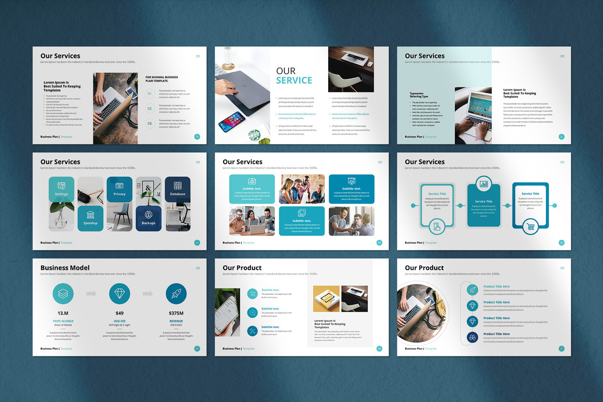 Business Plan Keynote Template | Nulivo Market