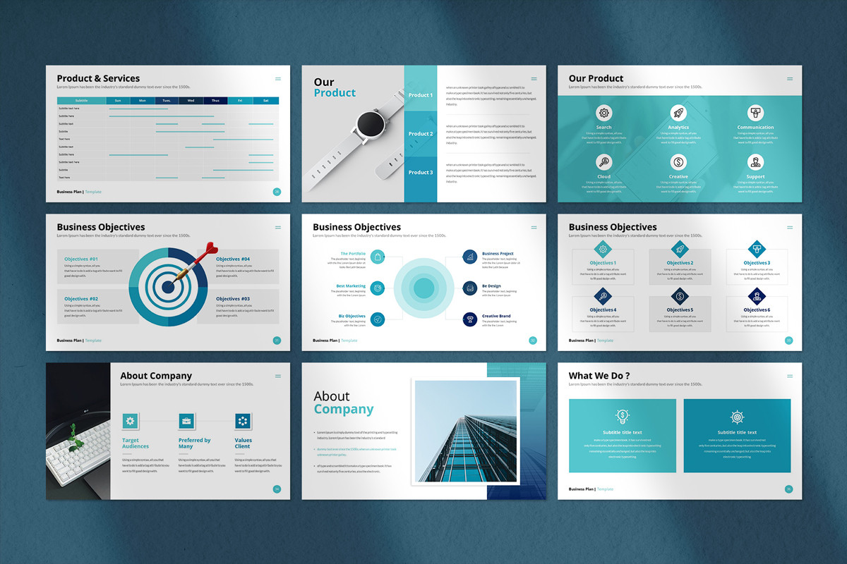 Business Plan Keynote Template | Nulivo Market