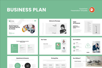 Business Plan PowerPoint Template | Nulivo Market