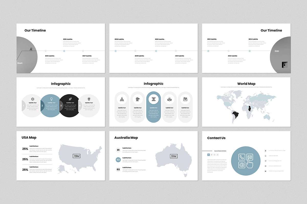 Minimal PowerPoint Template | Nulivo Market