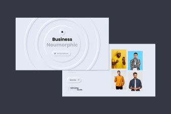 Neumorphic PowerPoint Template | Nulivo Market