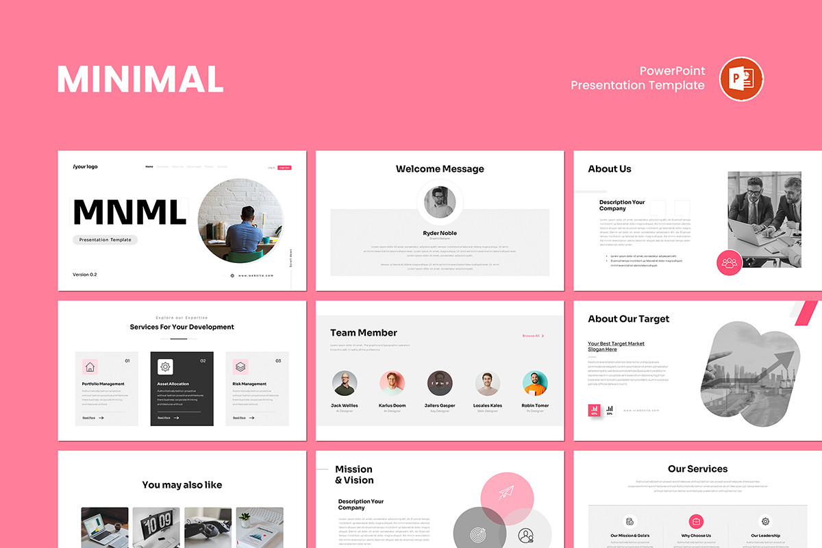 Minimal PowerPoint Template | Nulivo Market