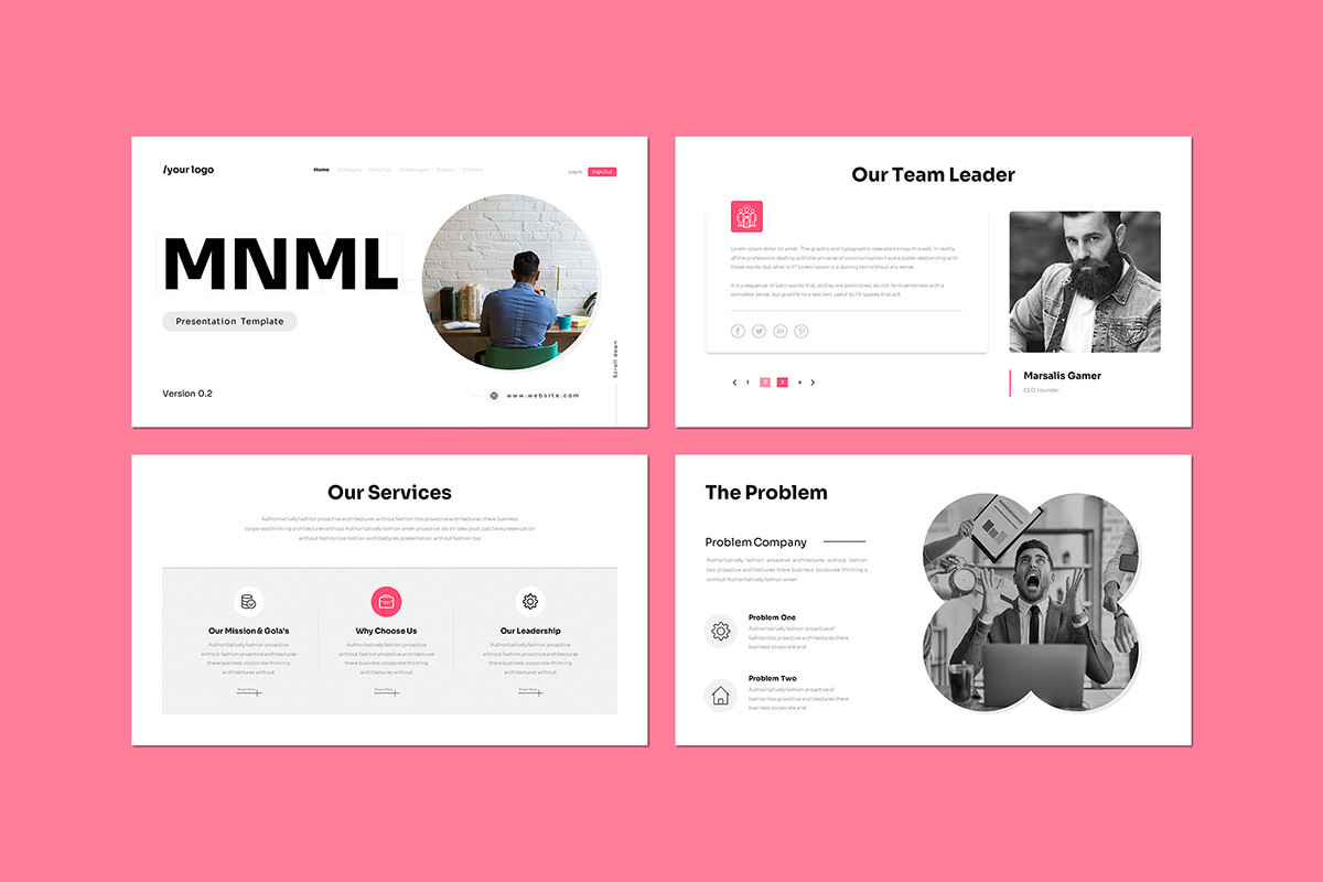 Minimal PowerPoint Template | Nulivo Market