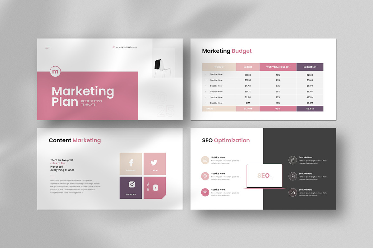 Marketing Plan Powerpoint Template | Nulivo Market