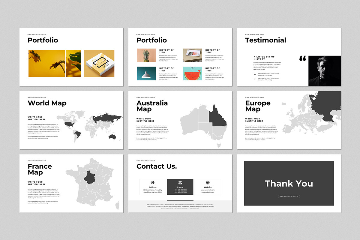 Minimal PowerPoint Template | Nulivo Market