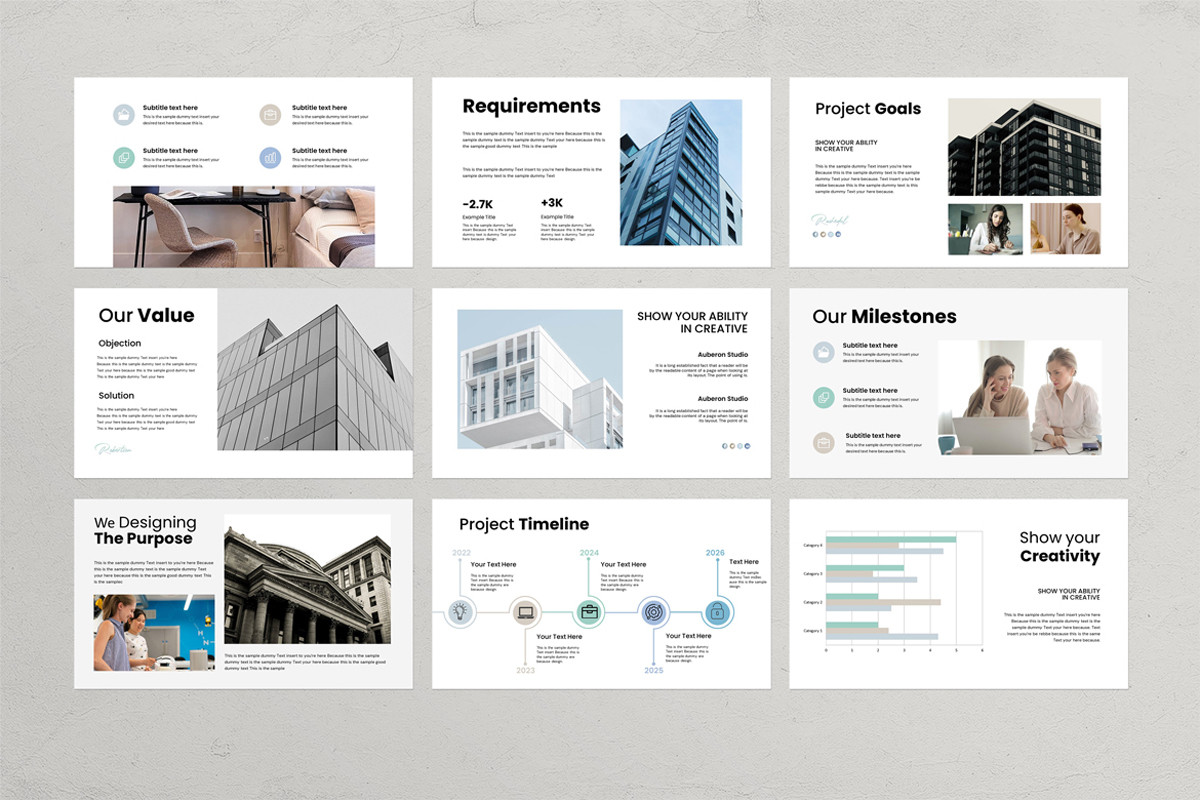 Project Proposal Google Slides Template | Nulivo Market