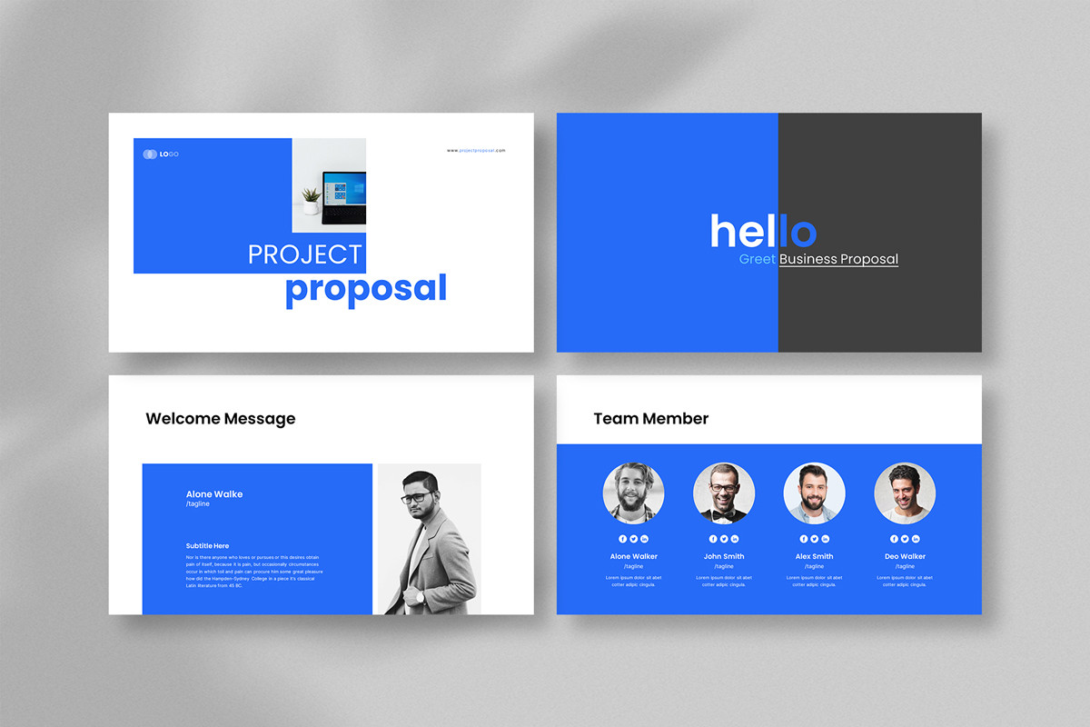 Project Proposal Google Slides Template | Nulivo Market