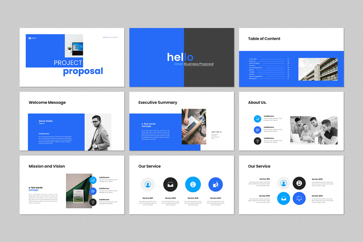Project Proposal Google Slides Template | Nulivo Market