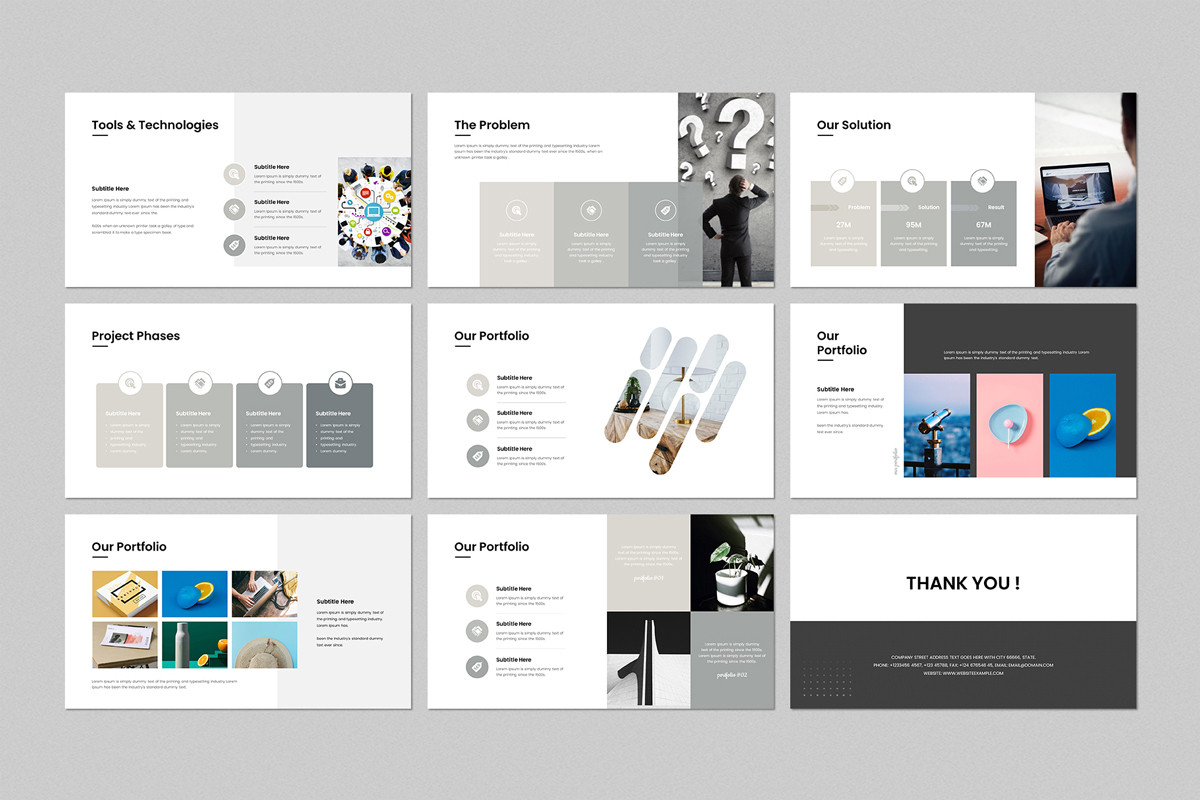 Project Proposal Presentation Template | Nulivo Market