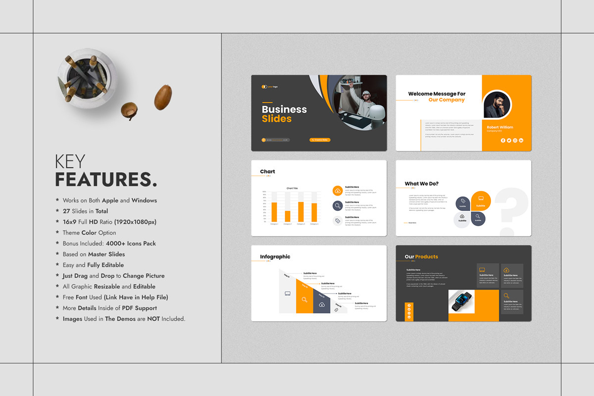 Business Keynote Presentation Template | Nulivo Market