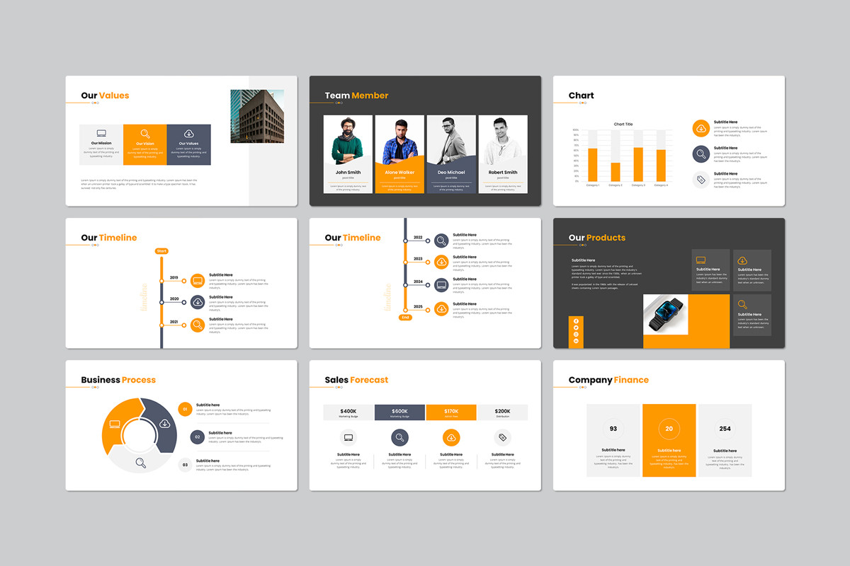 Business Keynote Presentation Template | Nulivo Market