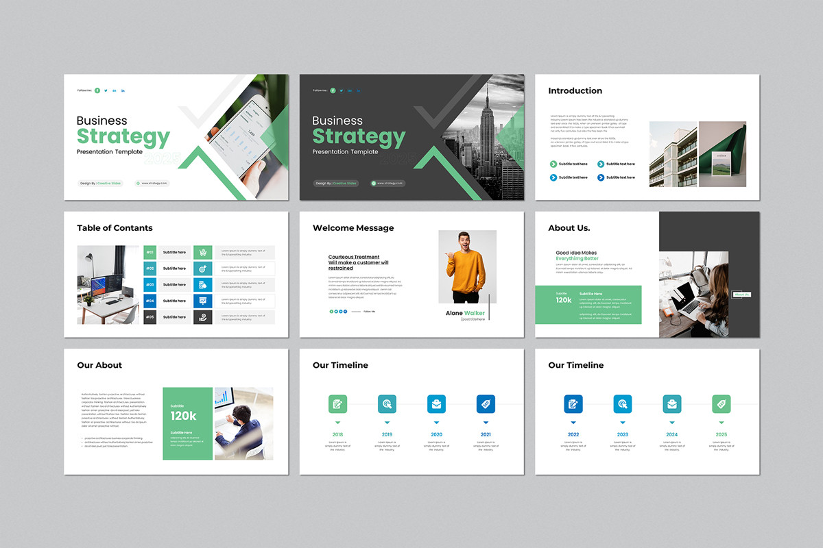 Business Strategy Google Slides Template | Nulivo Market
