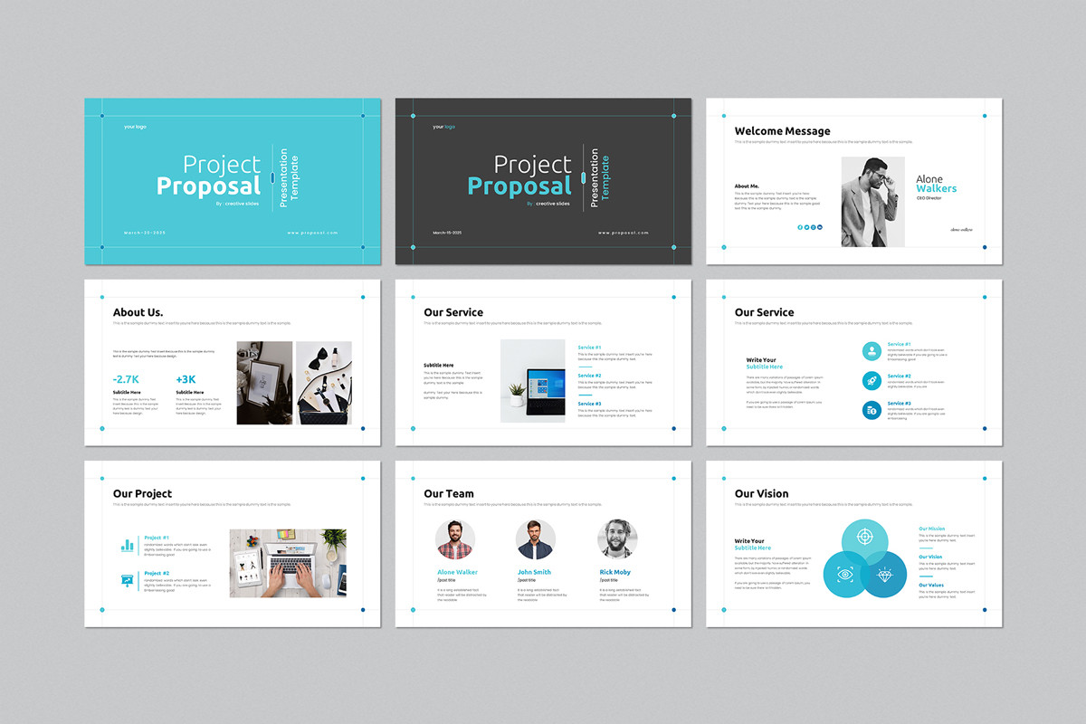 Project Proposal Google Slides Template | Nulivo Market