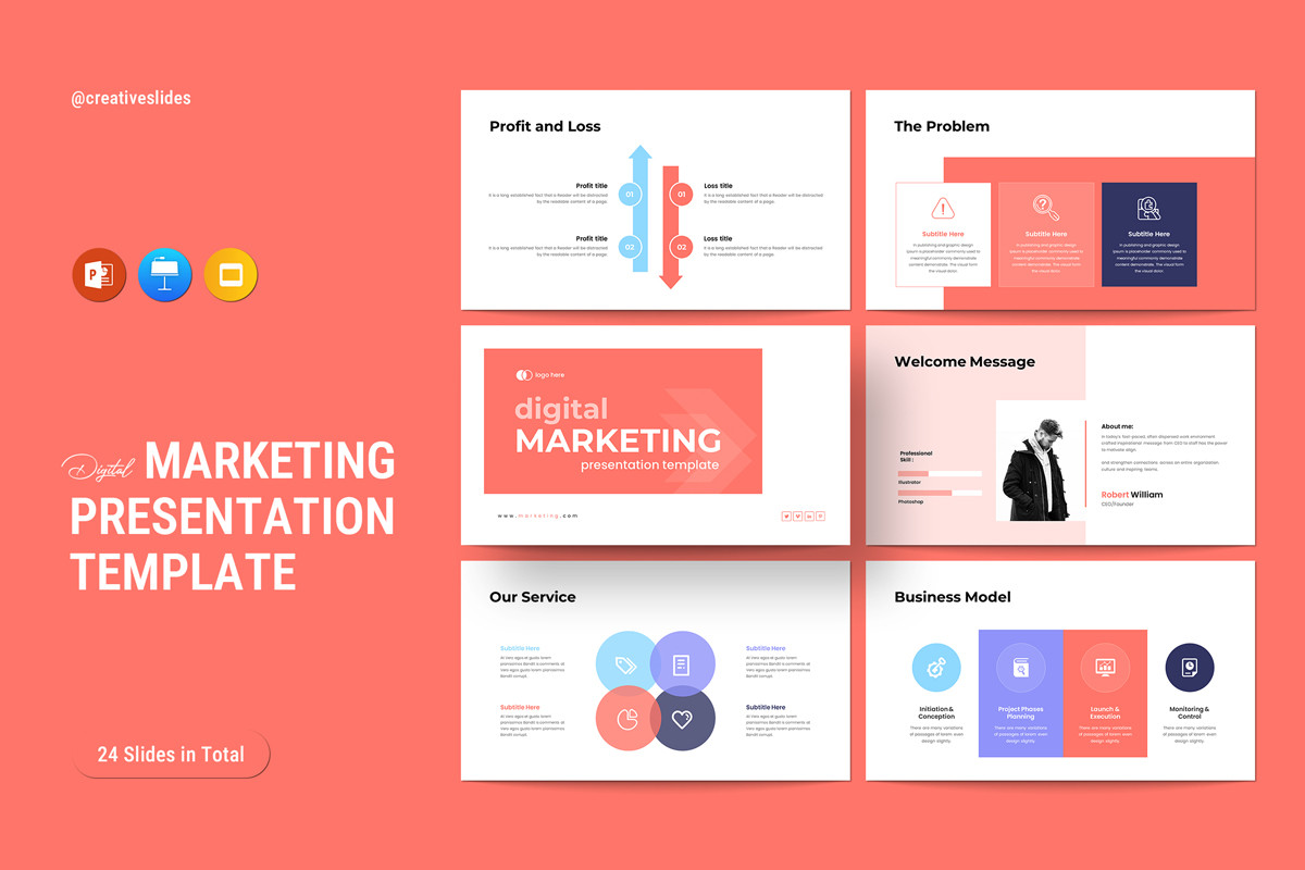 Digital Marketing Presentation Template | Nulivo Market