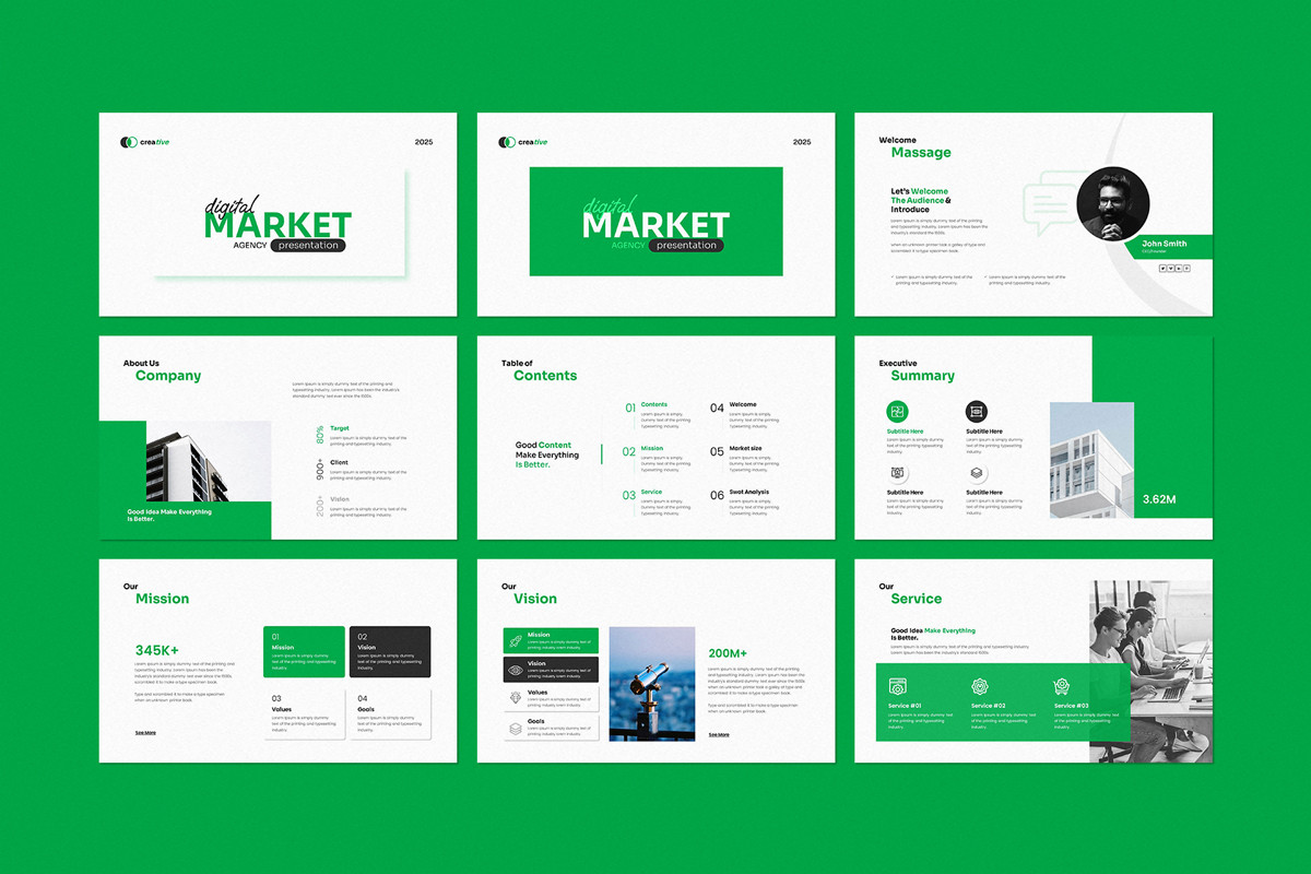 Digital Marketing Presentation Template | Nulivo Market
