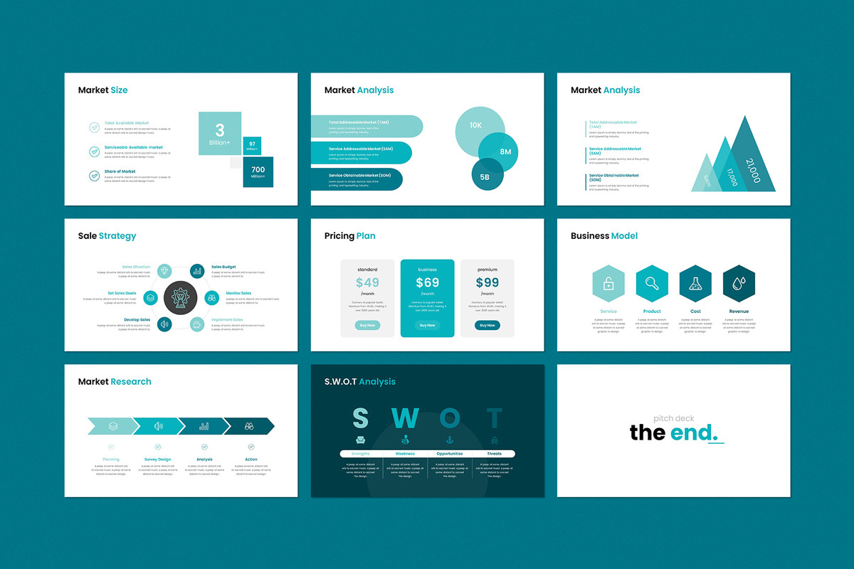 Investor Pitch Deck Presentation Template | Nulivo Market