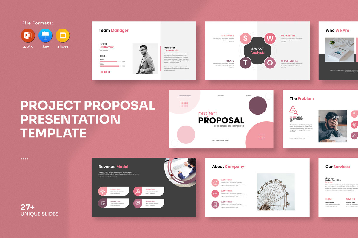 Project Proposal PowerPoint Template | Nulivo Market