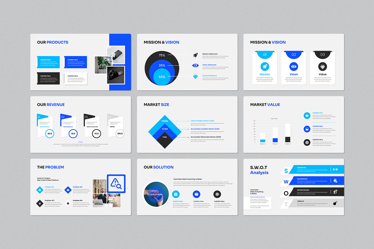 Project Proposal Presentation Template | Nulivo Market