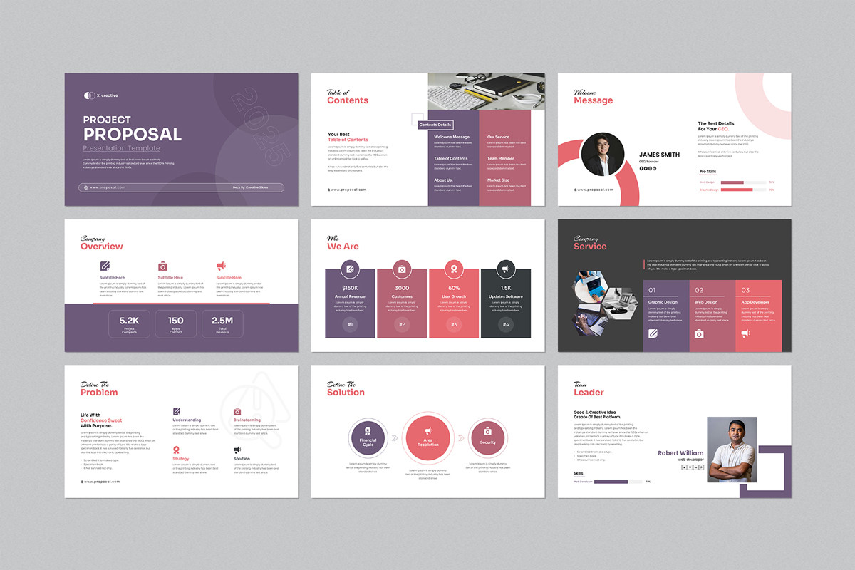 Project Proposal Presentation Template | Nulivo Market
