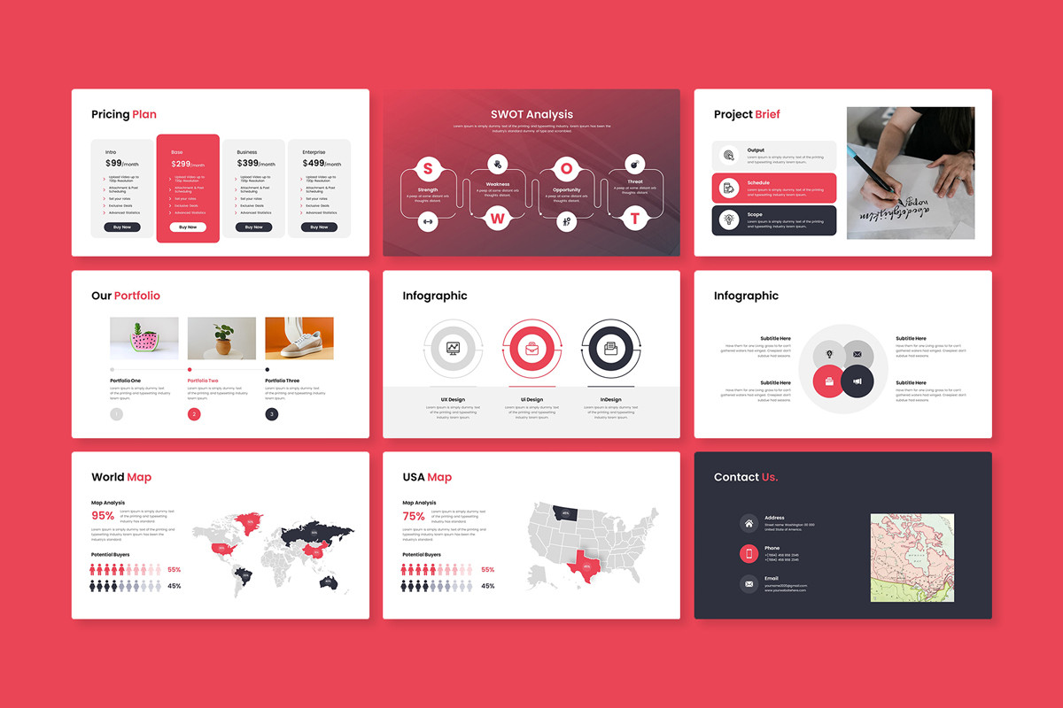 Strategy PowerPoint Presentation Template | Nulivo Market