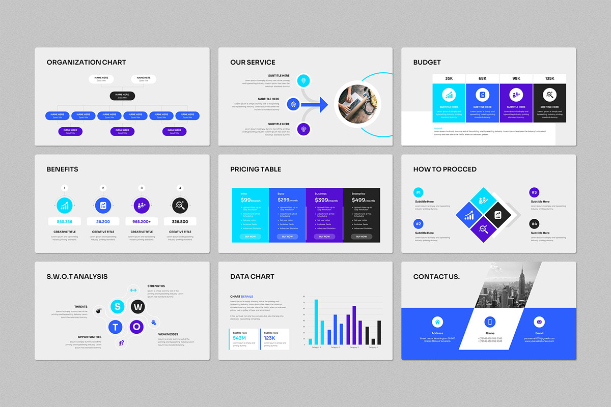 Digital PowerPoint Presentation Template | Nulivo Market