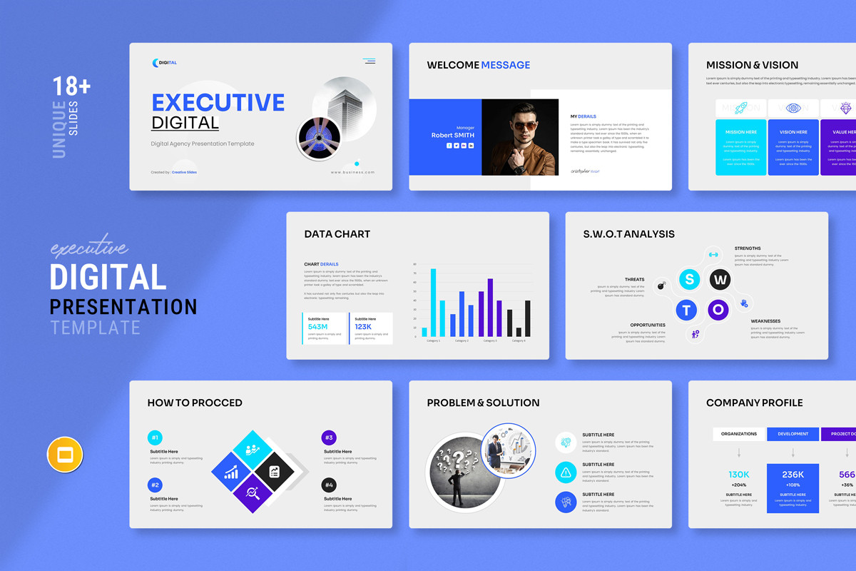Digital Google Slides Presentation Template | Nulivo Market