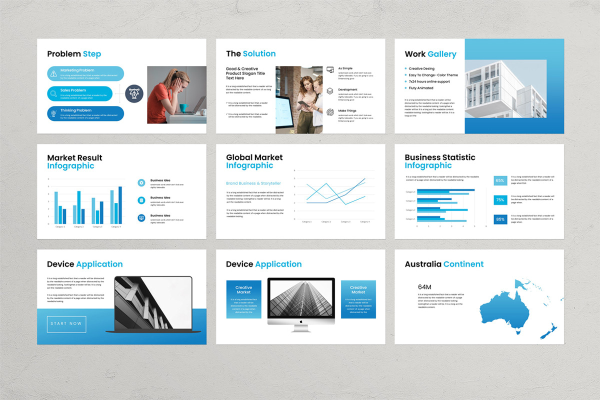 Business Plan PowerPoint Presentation Template | Nulivo Market