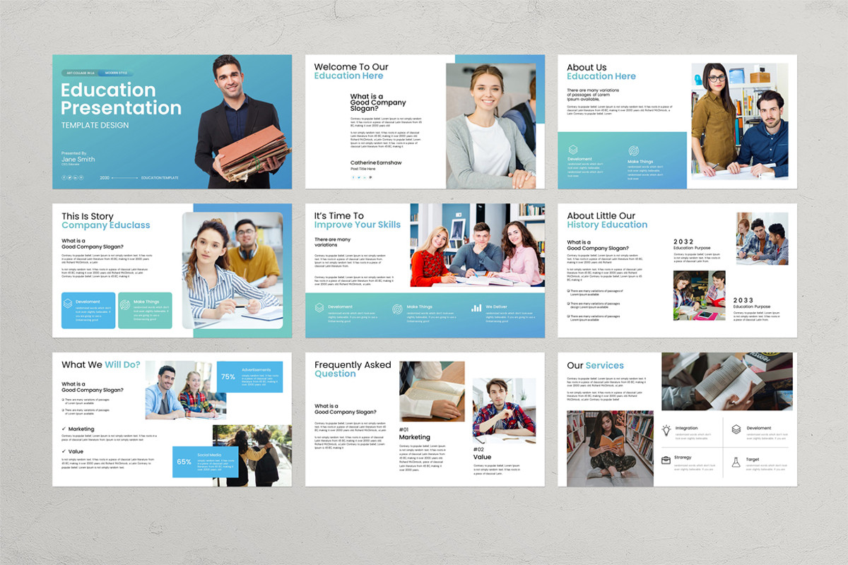 Education PowerPoint Template | Nulivo Market
