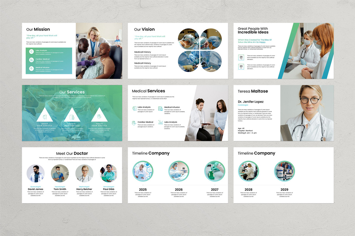 Medical & Health Google Slides Template | Nulivo Market