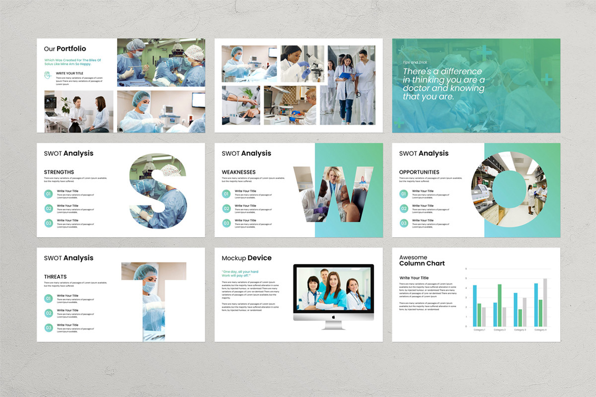 Medical & Health Google Slides Template | Nulivo Market