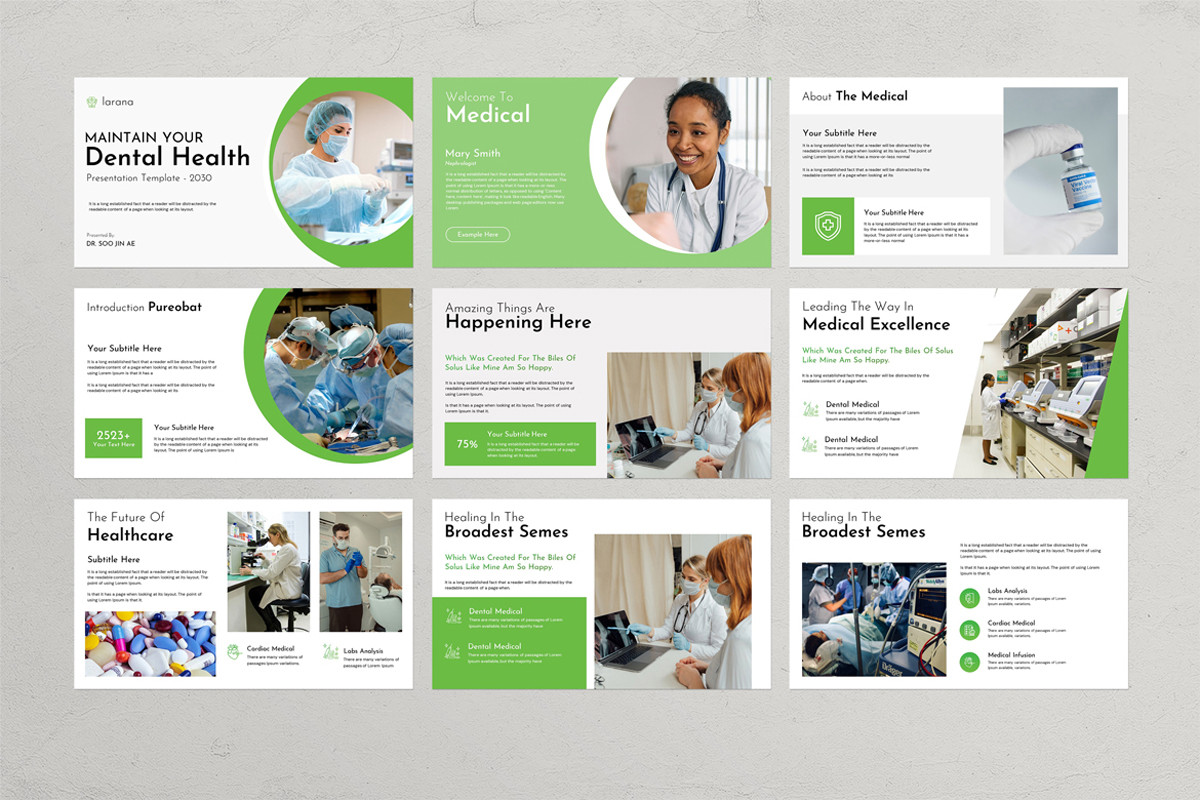 Maintain Your Dental Health Google Slides Presentation Template ...