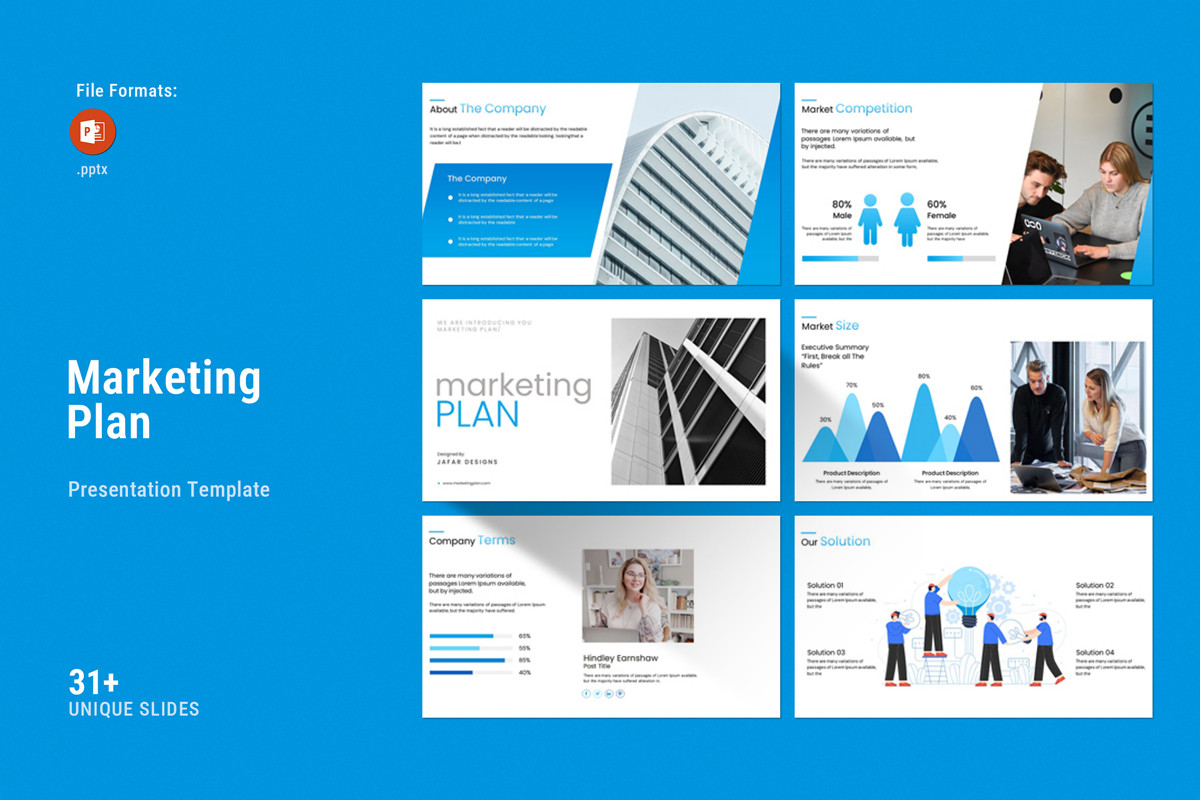 Marketing Plan PowerPoint Template | Nulivo Market