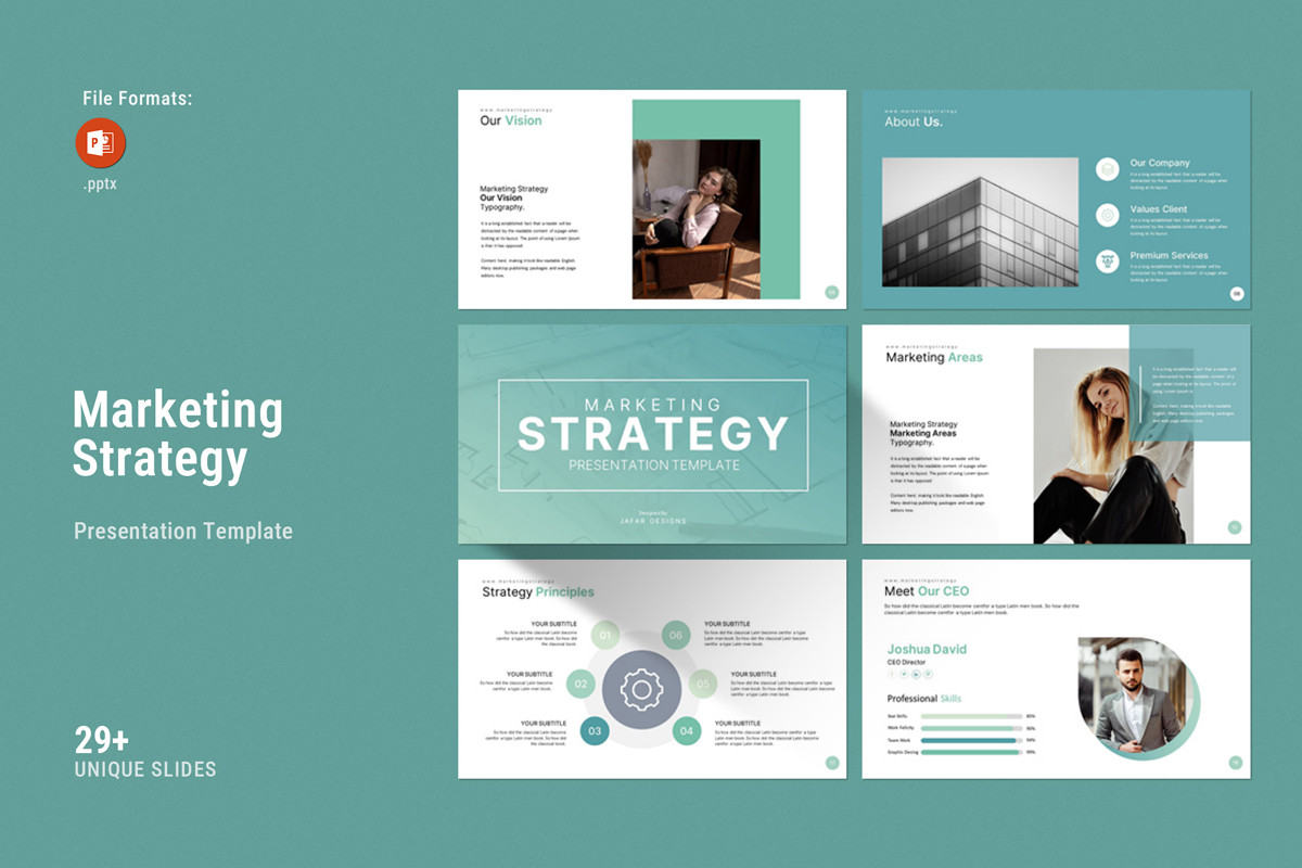 Marketing Strategy PowerPoint Presentation Template | Nulivo Market