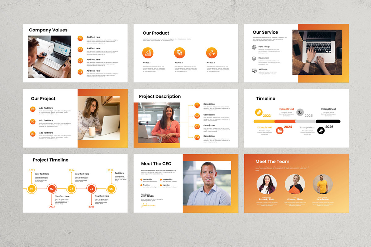 Business Google Slides Presentation Template | Nulivo Market