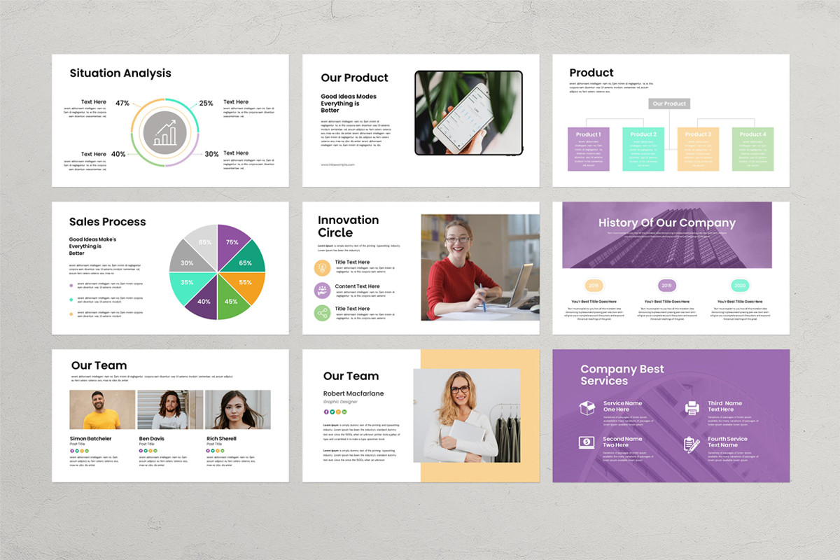 Business Plan Google Slides Presentation Template | Nulivo Market