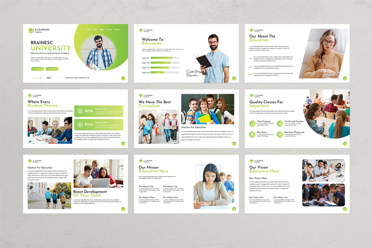 Brainesc PowerPoint Presentation Template | Nulivo Market
