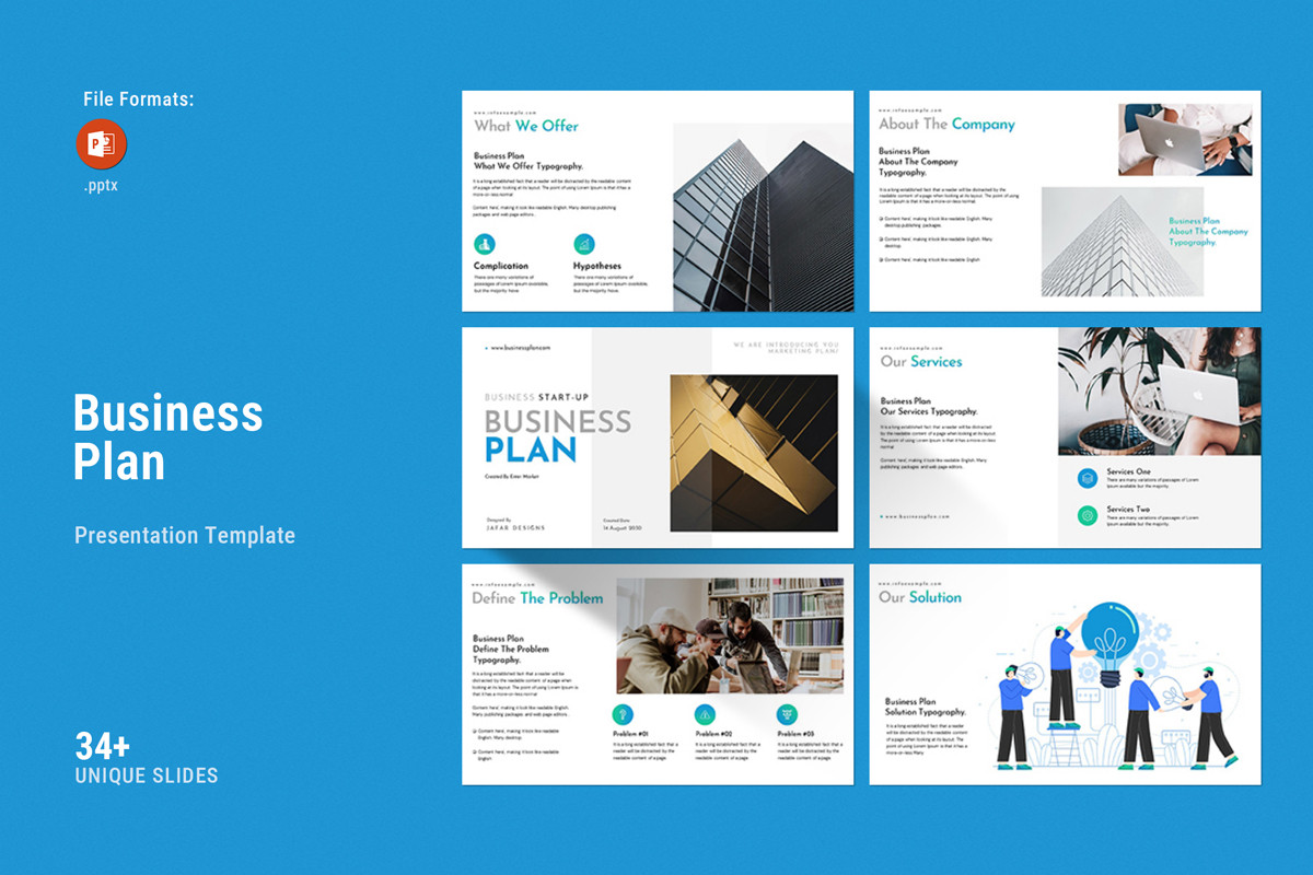 Business Plan PowerPoint Presentation Template | Nulivo Market