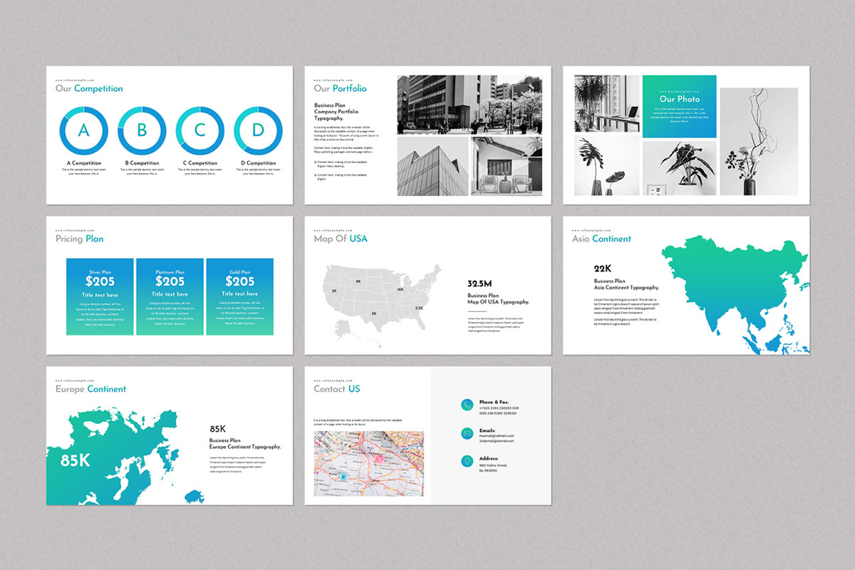 Business Plan Google Slides Presentation Template | Nulivo Market