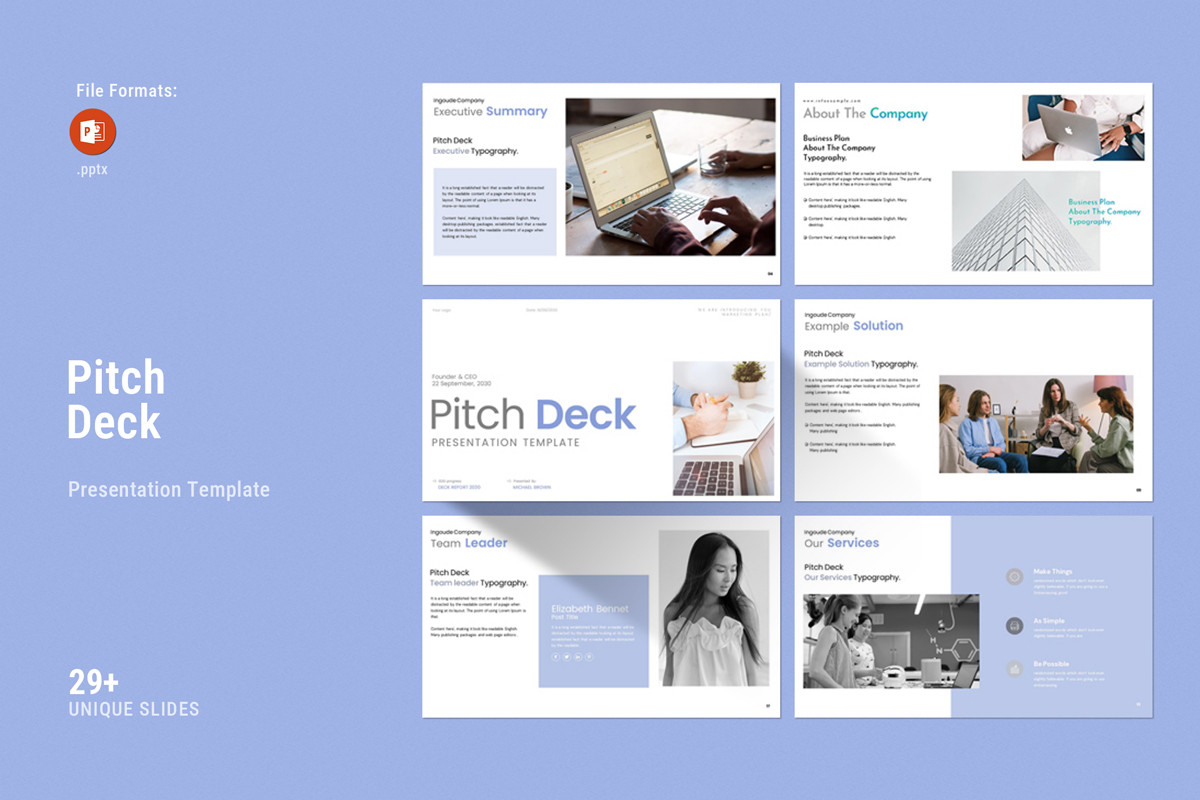 Pitch Deck PowerPoint Presentation Template | Nulivo Market