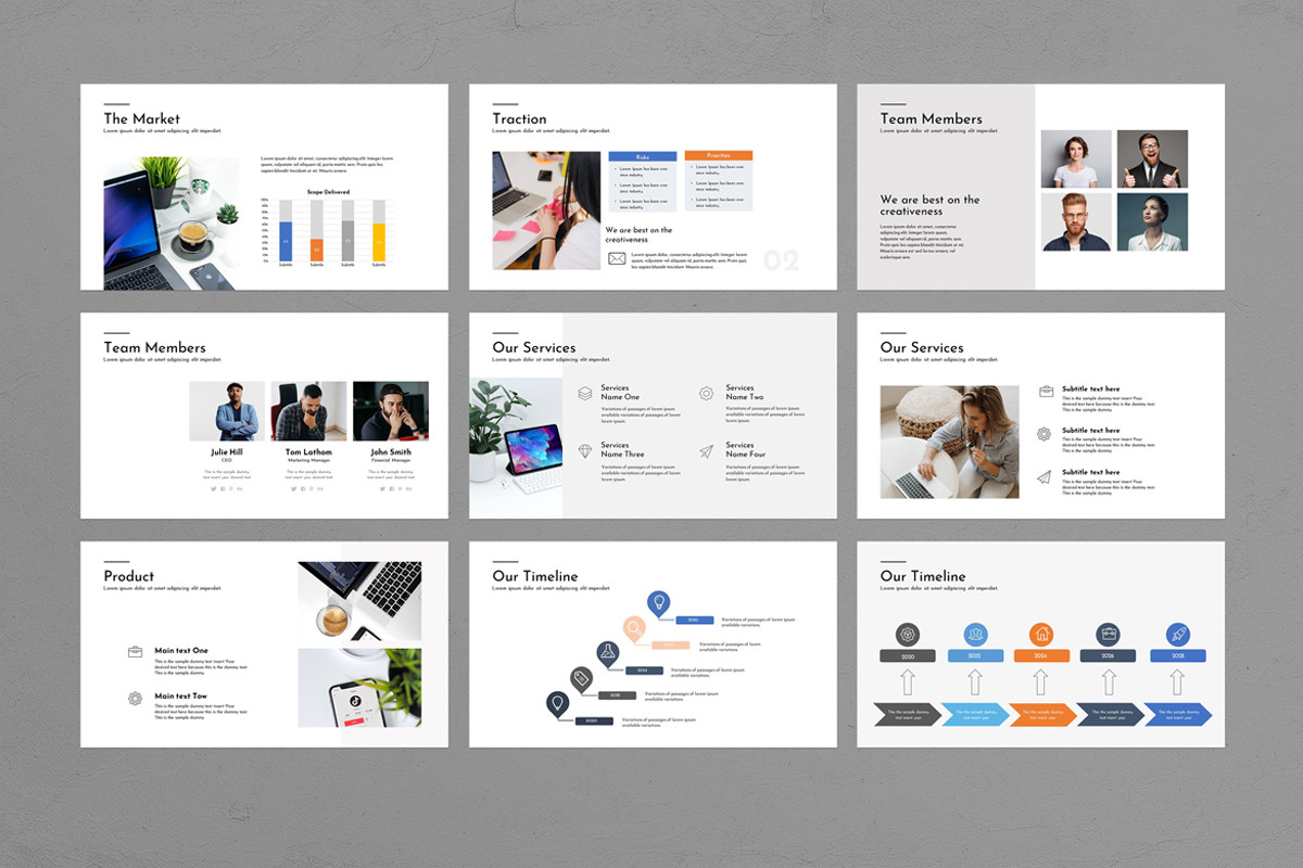 Business Plan Keynote Presentation Template | Nulivo Market